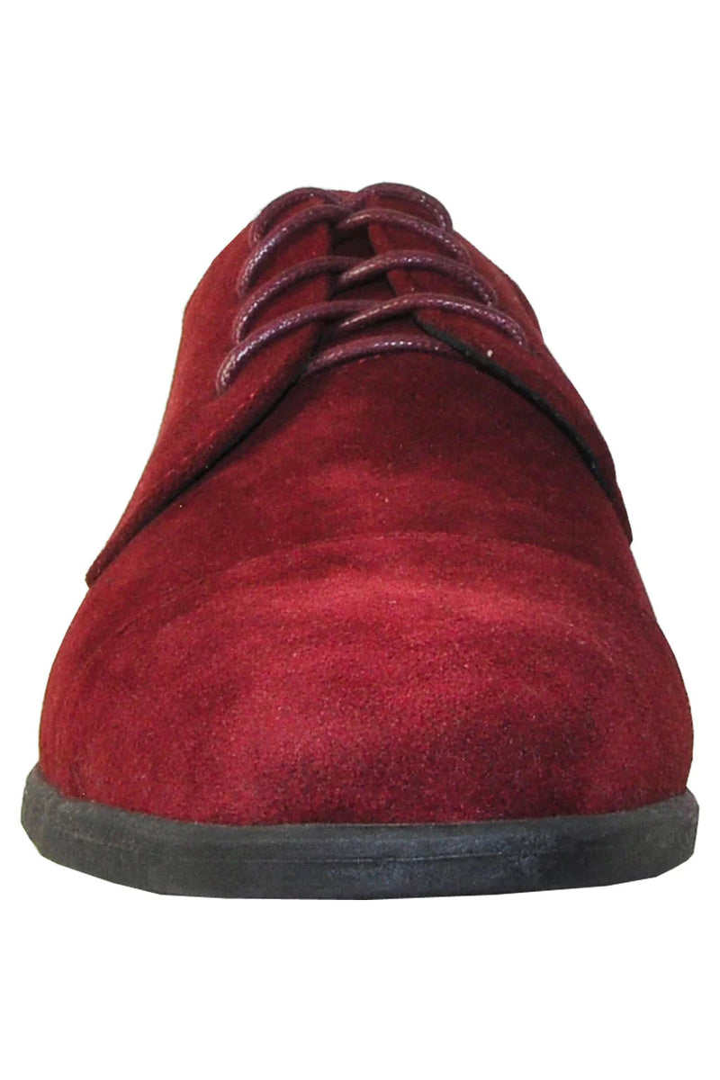 "Croydon" Burgundy Suede Dress Shoes – Buy4LessTuxedo.com
