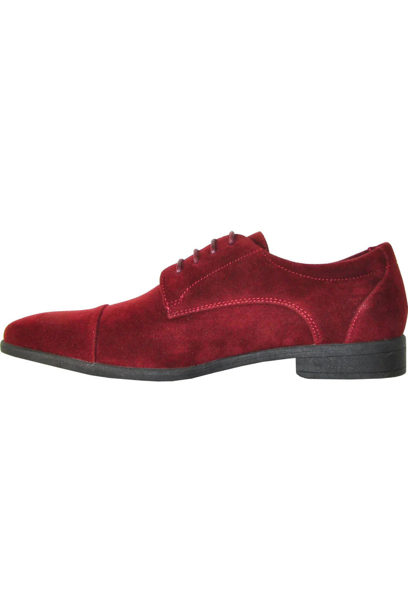 "Croydon" Burgundy Suede Dress Shoes – Buy4LessTuxedo.com