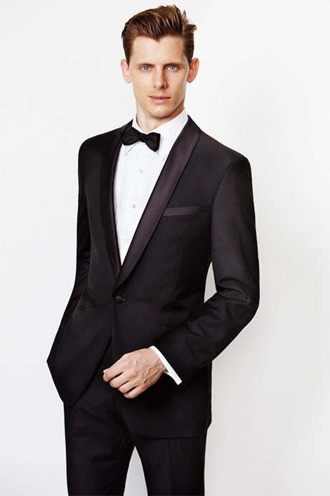 "Davis" Black 1-Button Shawl Tuxedo (2-Piece Set) – Buy4LessTuxedo.com